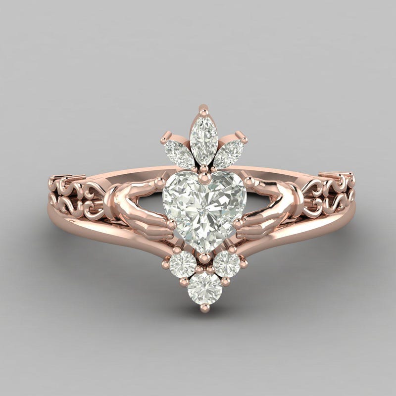 Custom Claddagh Ring - Etsy