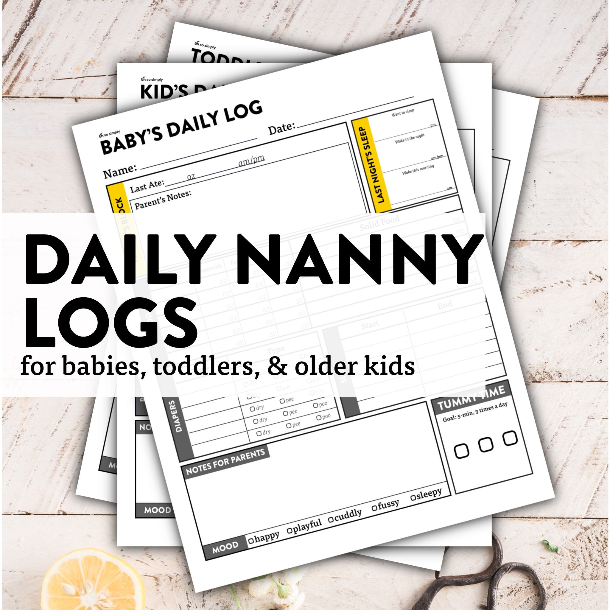 Daily Logs - Etsy UK