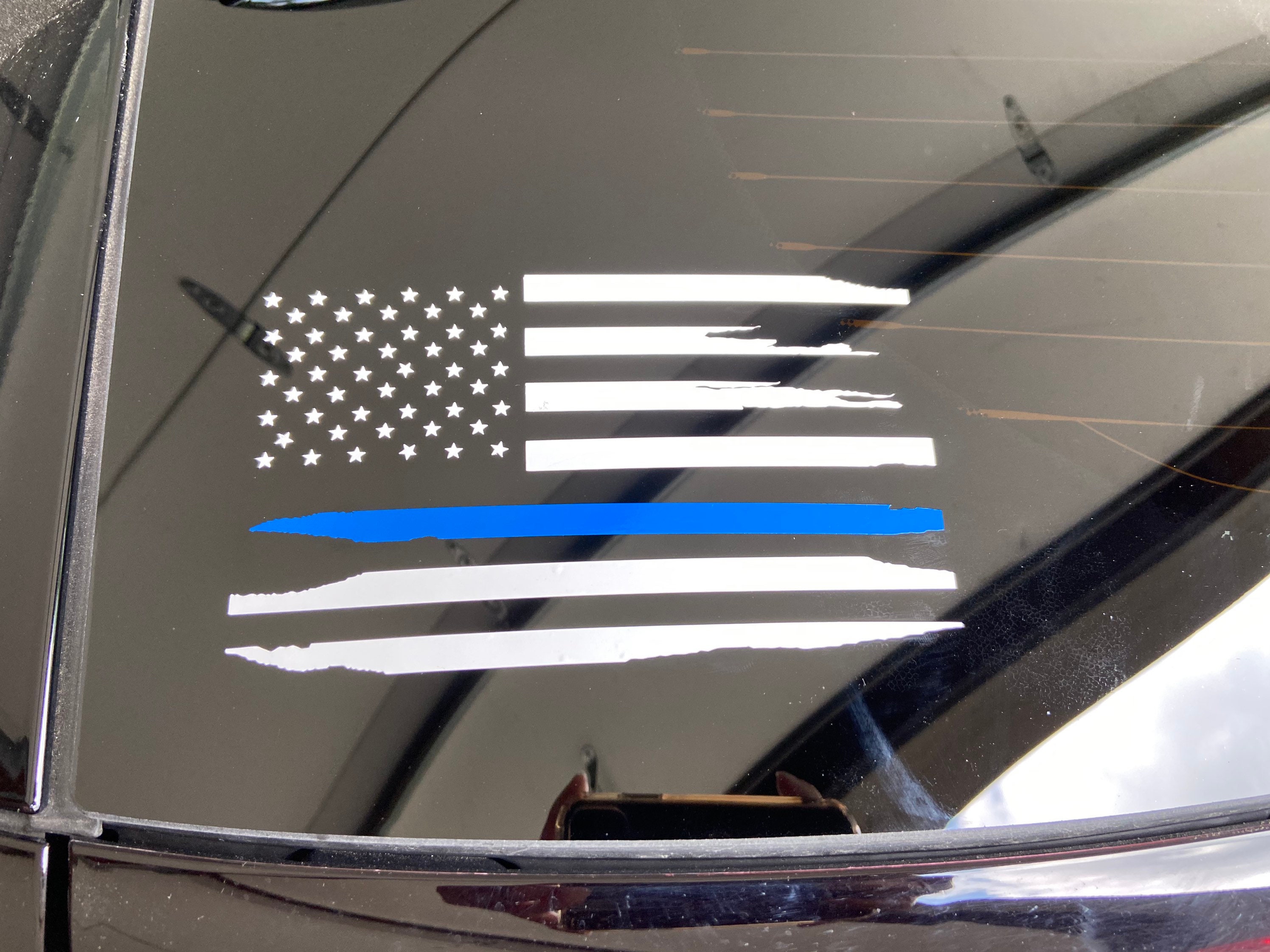 Back the Blue Decal - Etsy