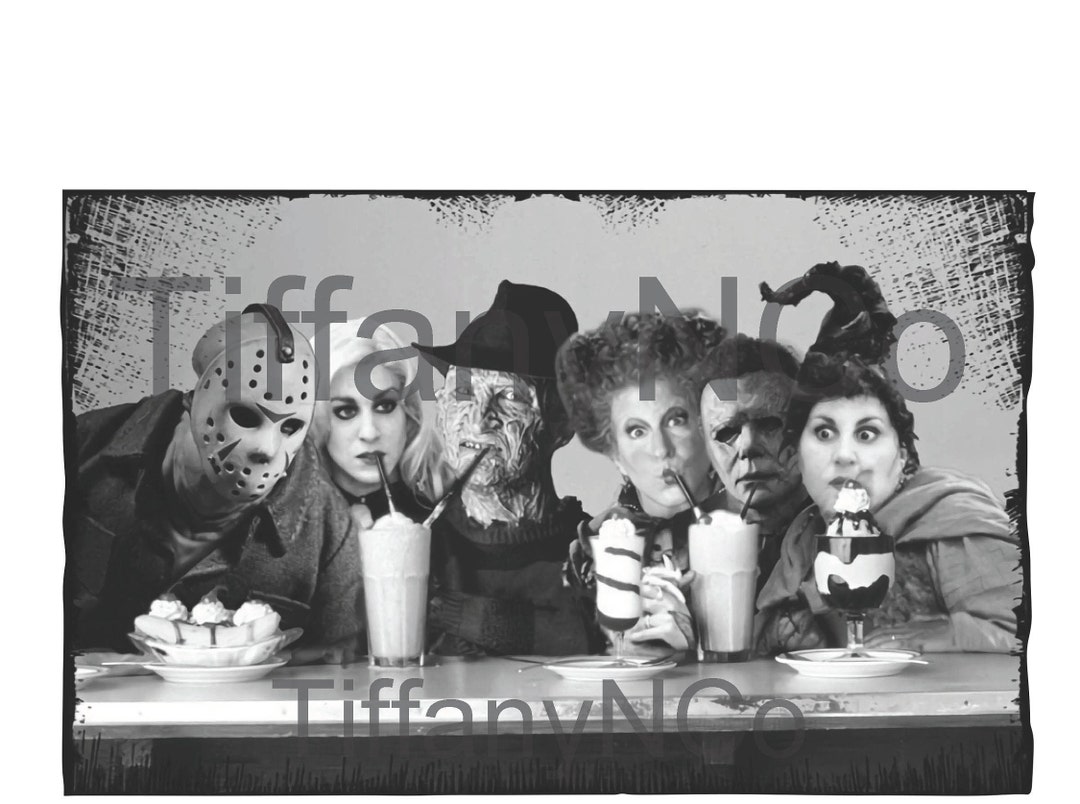 Horror Character Group PNG - Etsy