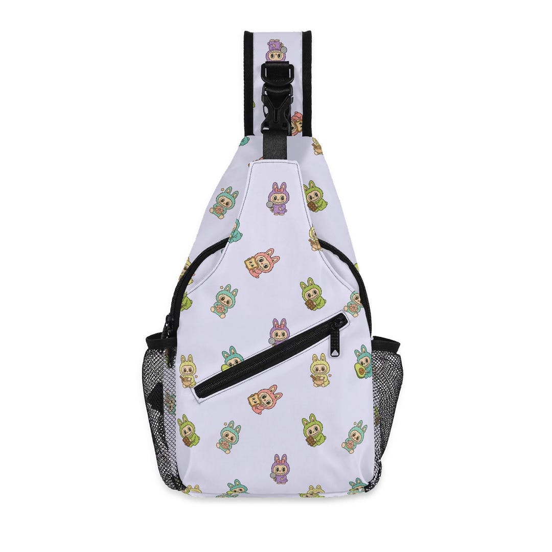Labubu Sling Bag Labubu Chest Bag with Adjustable Strap Labubu Bag ...