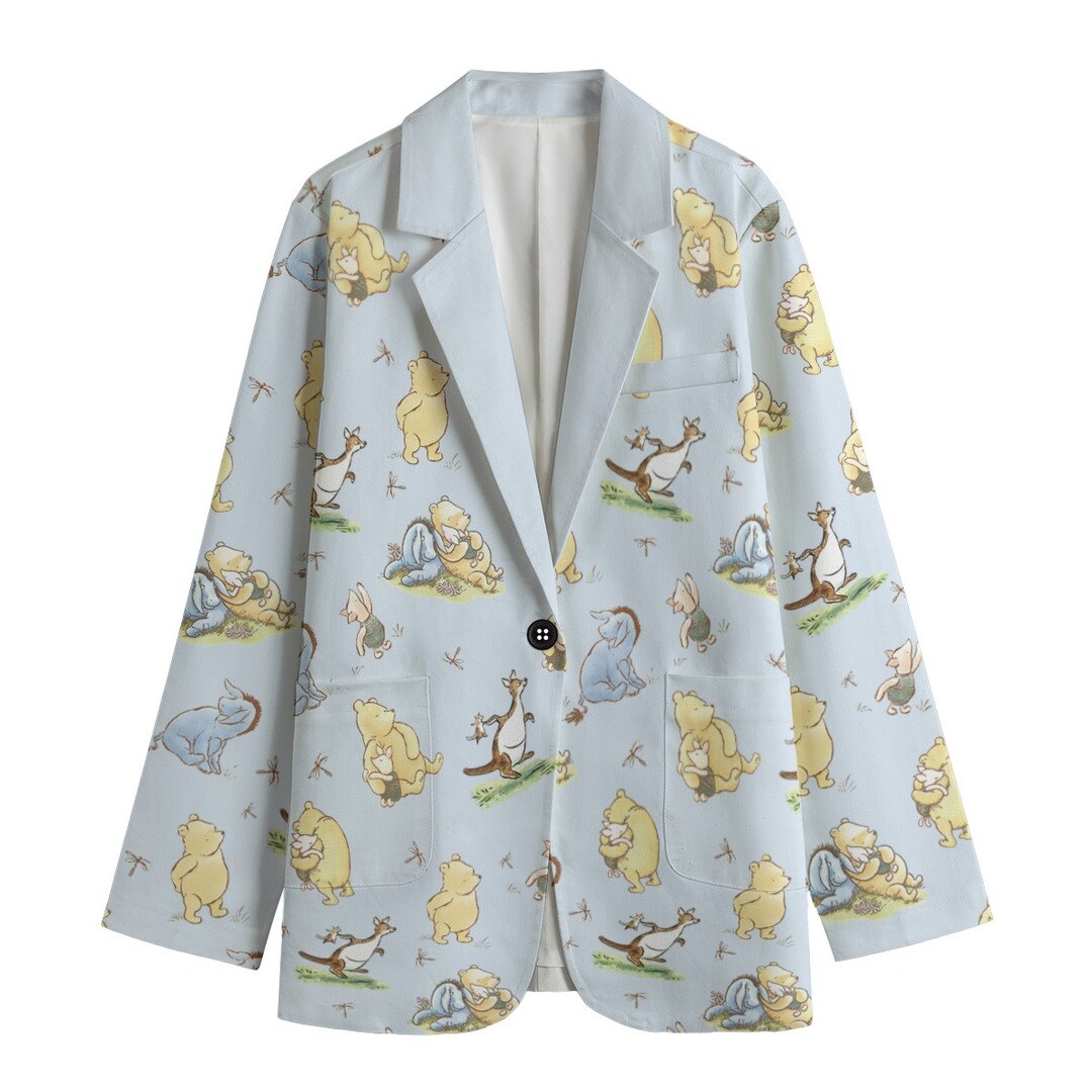 Winnie the Pooh Blazer Women's Winnie the Pooh Suit Jacket - Etsy
