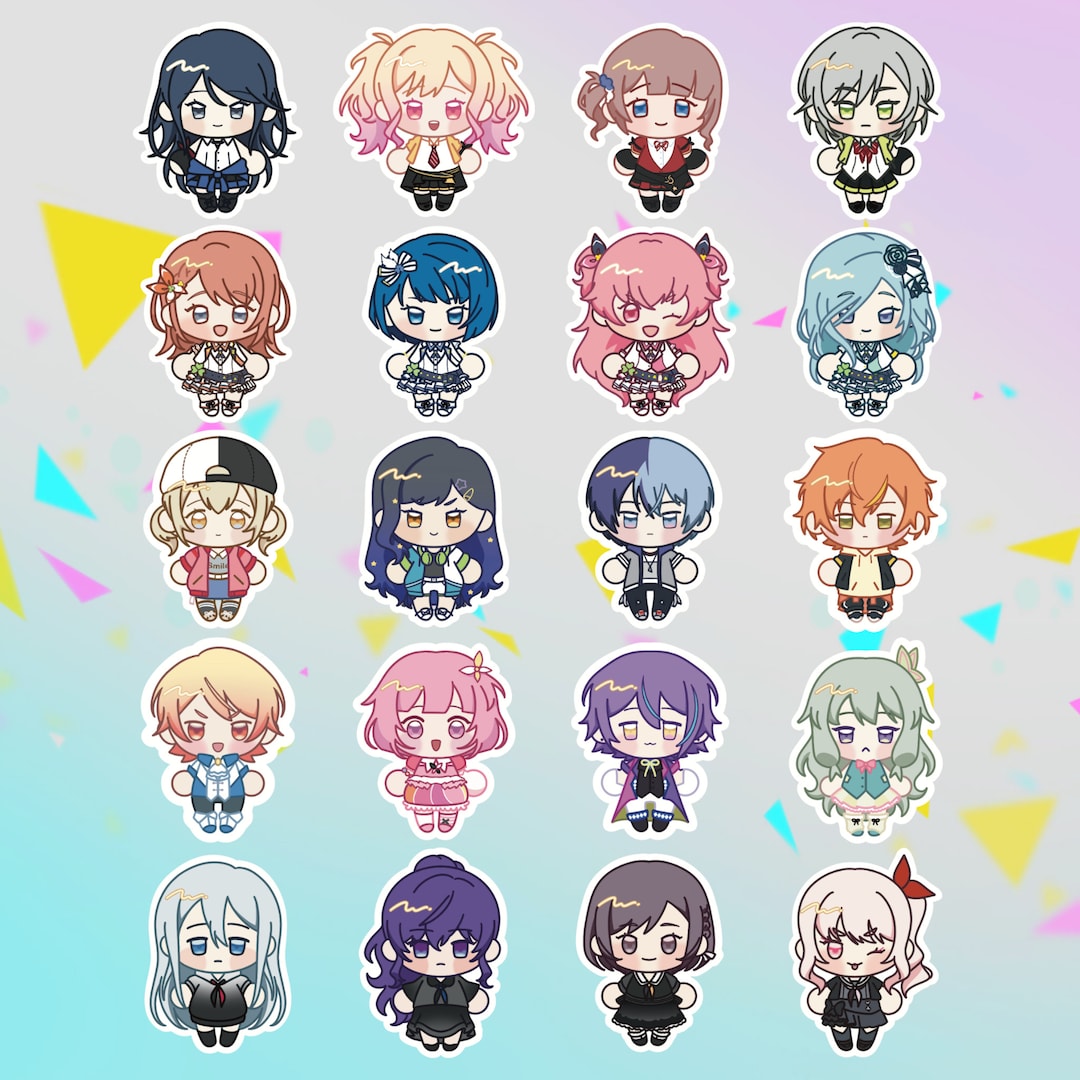 Project Sekai Stickers Vocaloid Hatsune Miku Handmade Stickers ...
