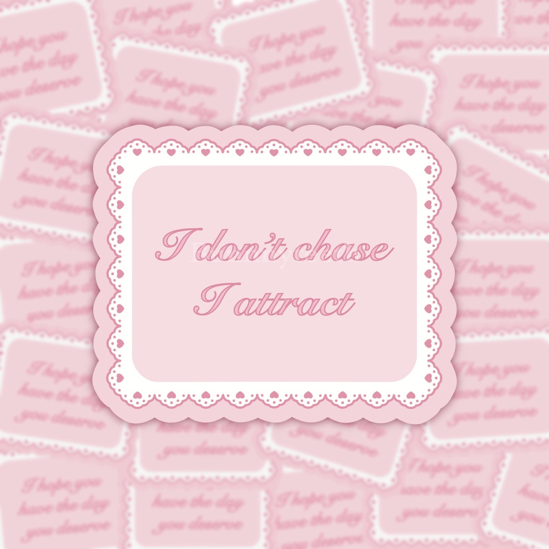 Coquette Stickers Motivational Quotes Handmade Self Care - Etsy