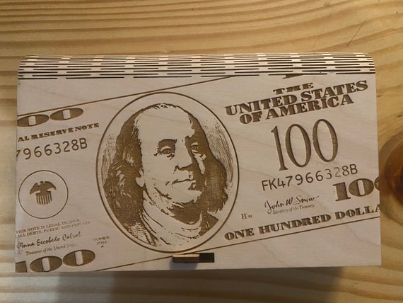 Wood Money Box - Etsy
