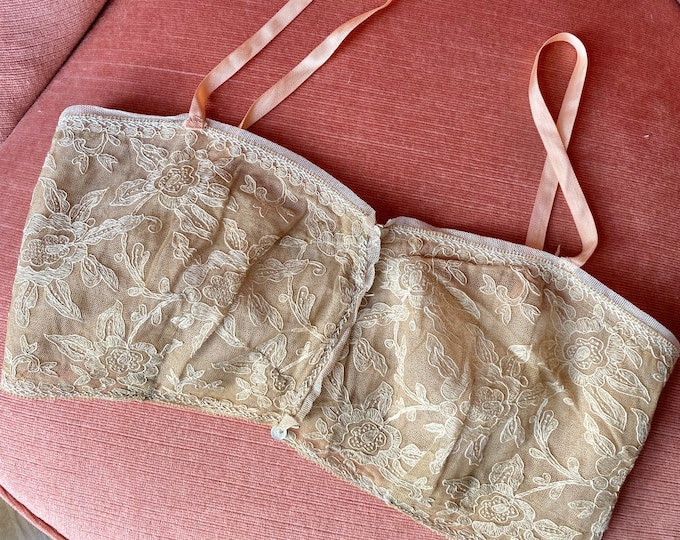 Edwardian Lace Bra - Early 20th Century Bra - Etsy