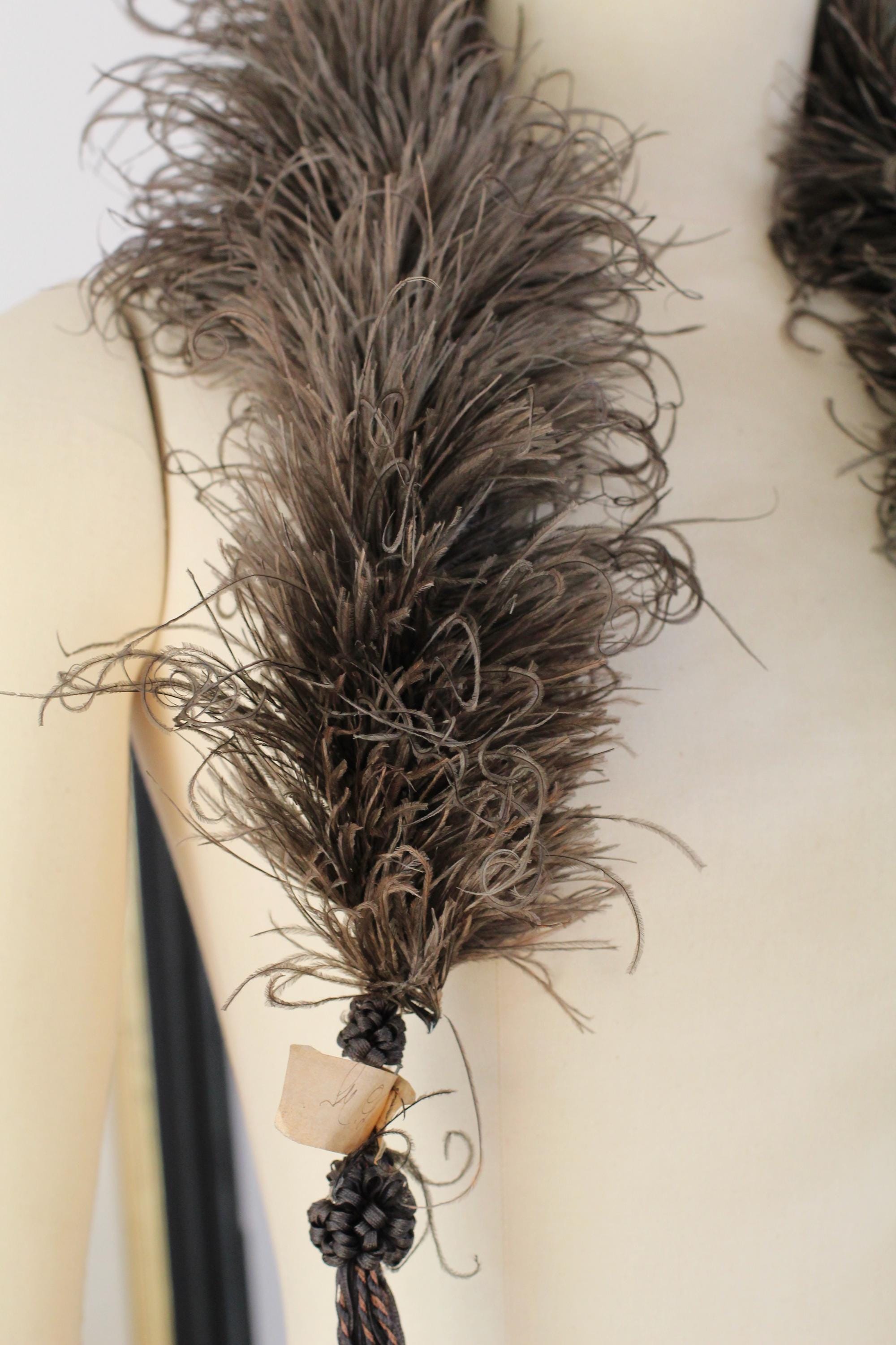 Rare! Antique Ostrich Feather Boa C.1920 - 20s Vintage Flapper Boa ...