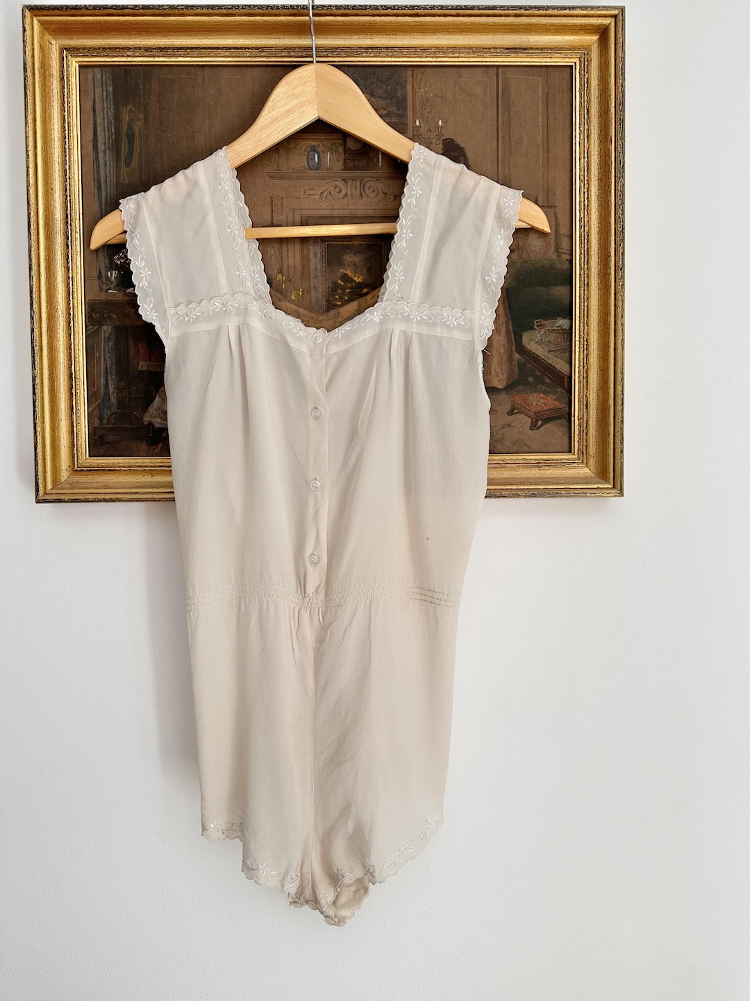 Ivory Silk Teddy Italian Lingerie - Etsy
