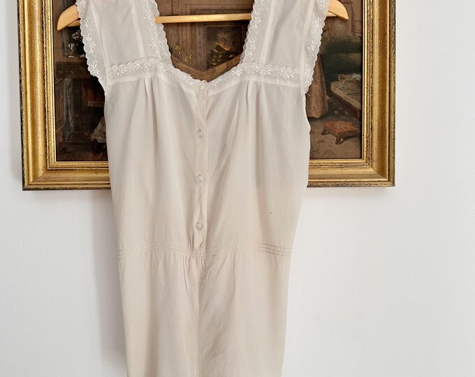 Ivory Silk Teddy - Italian Lingerie - Etsy