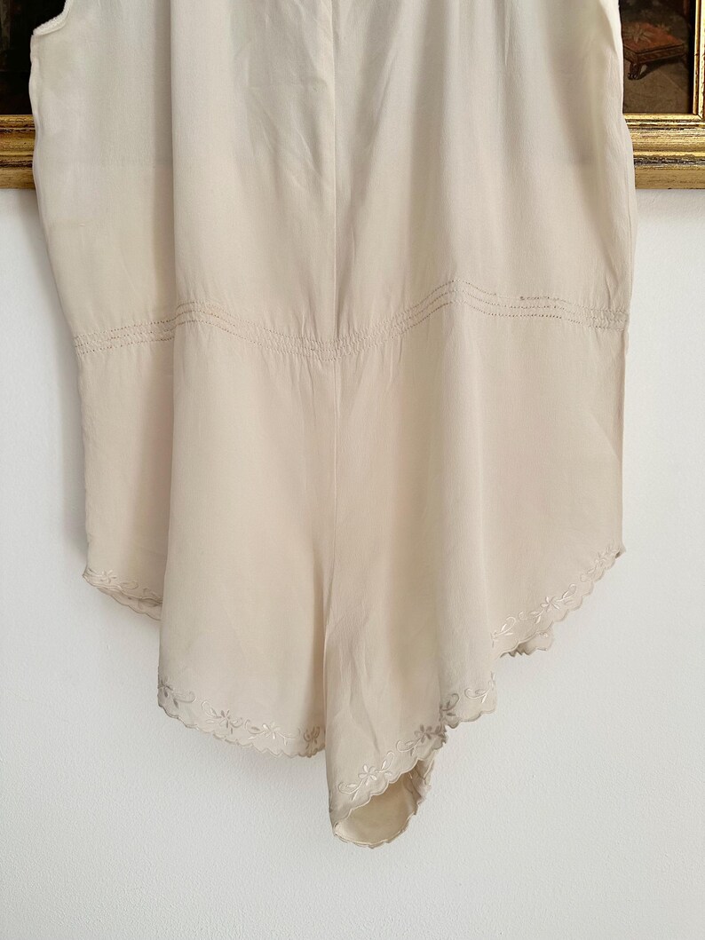 Ivory Silk Teddy - Italian Lingerie - Etsy