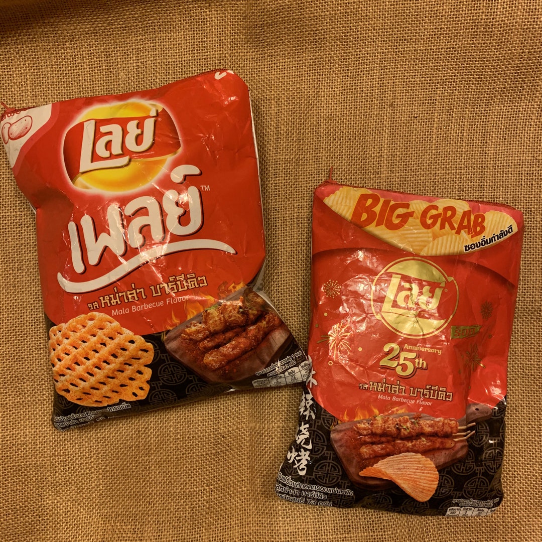 Lays Mala BBQ Flavor Upcycled Pouch - Etsy