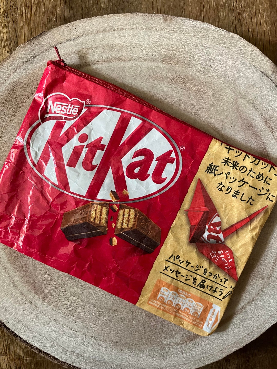 New Kit Kat Origami Upcycled Pouch - Etsy