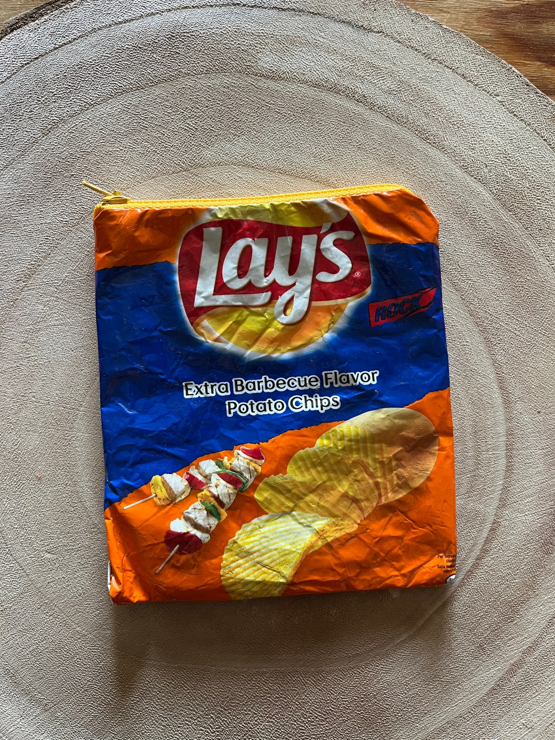 New Lays Mini Extra BBQ Flavor Potato Chips Upcycled Pouch - Etsy