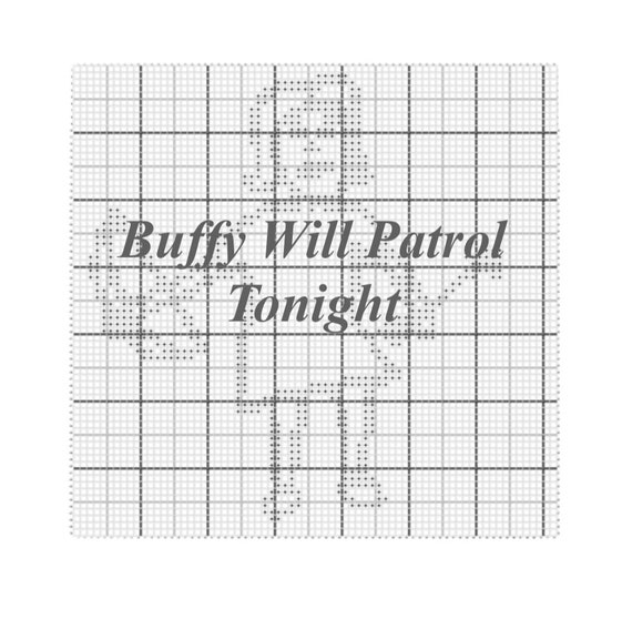 Sewing & Fiber Sewing & Needlecraft Patrol Buffy The Vampire Slayer ...