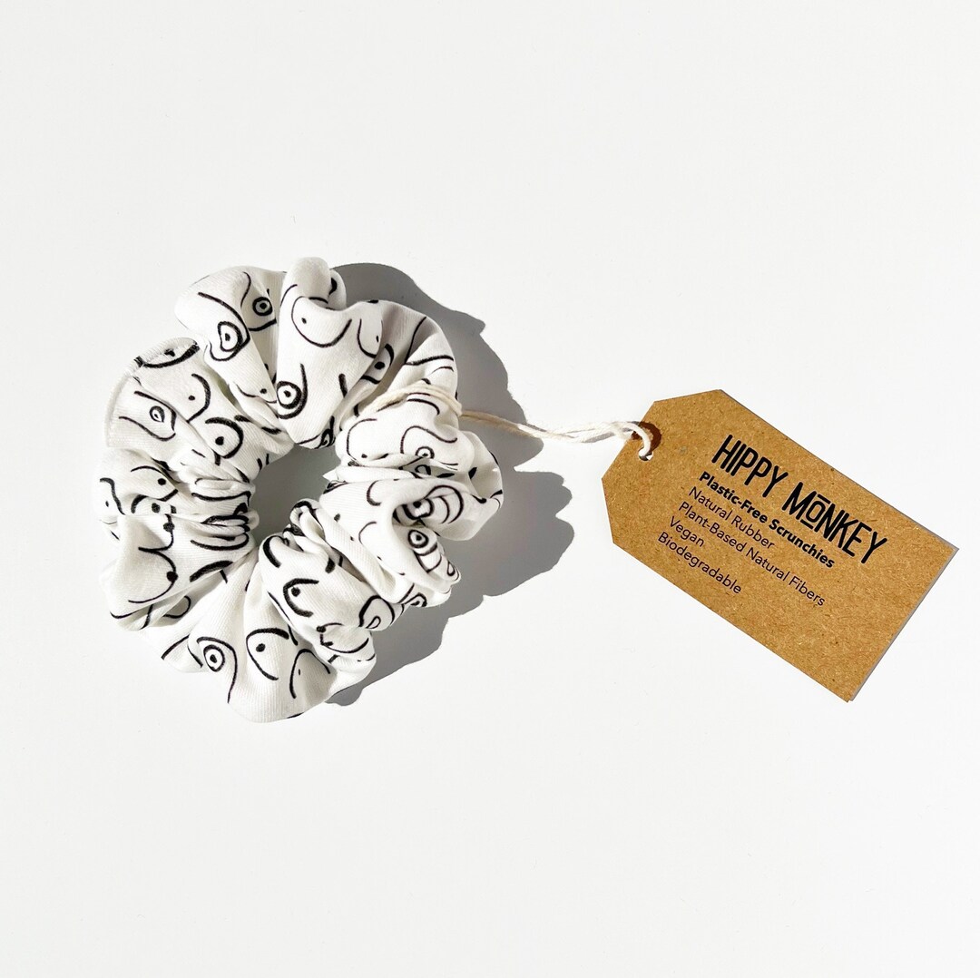 Organic Cotton Scrunchies | Plastic Free Scrunchies | Handmade | Zero ...