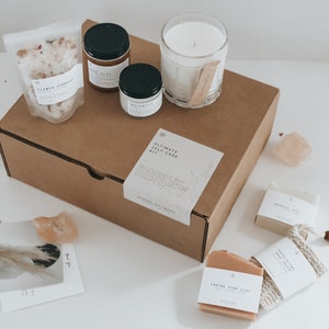 Ultimate Self Care Gift Set | Luxury Spa Gift Box, Natural Bath & Body ...