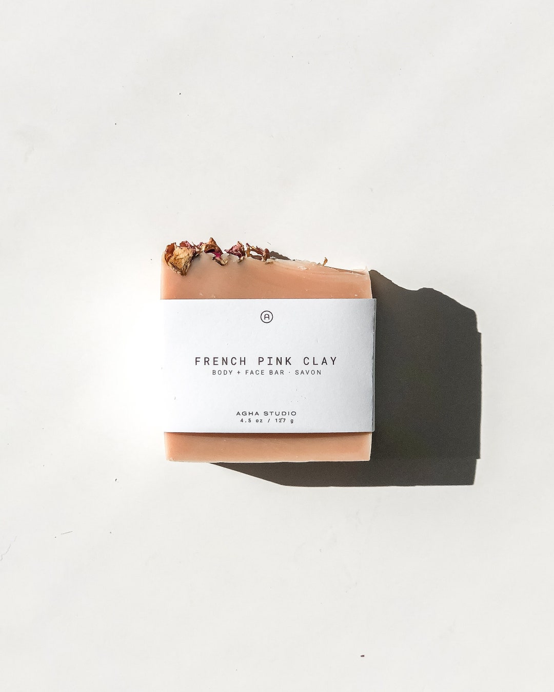 French Pink Clay Soap Bar | Natural Vegan Face & Body Soap, Rose Clay ...