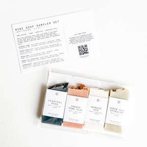 Mini Soap Sampler Set | Handmade Soap, Vegan Soap, Gift for Her, Thank ...