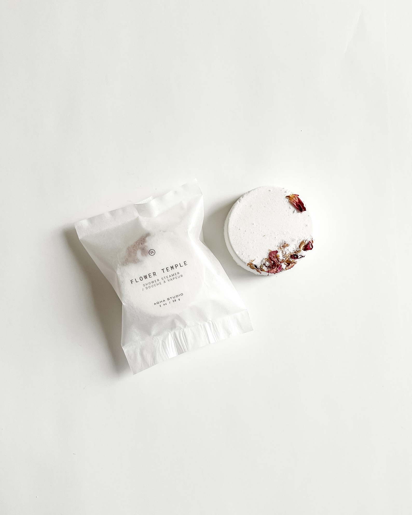 Flower Temple Shower Steamer | Floral Aromatherapy Shower Tablet With ...