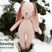 PDF Bunny Rabbit Sewing Pattern & Tutorial, Bunny Sewing Pattern, Bunny ...