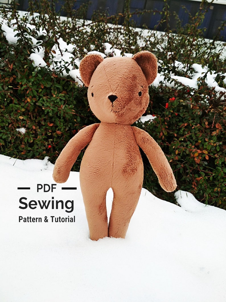 PDF Teddy Bear Sewing Pattern & Tutorial Bear Sewing Pattern - Etsy