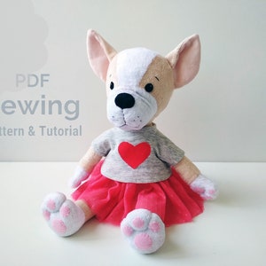 PDF Bulldog and Clothes Sewing Pattern & Tutorial, Dog Sewing Pattern ...
