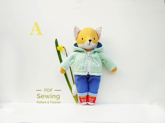 PDF Fox Sewing Pattern & Tutorial Fox Clothes Sewing - Etsy