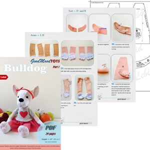 PDF Bulldog and Clothes Sewing Pattern & Tutorial, Dog Sewing Pattern ...
