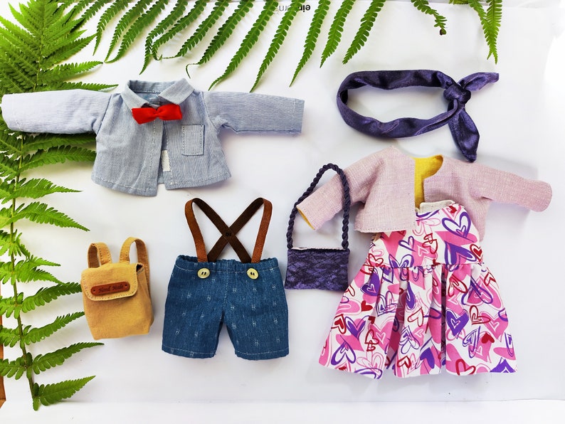 Doll Clothes Sewing Pattern: 20-piece Outfit for Category A Toys (PDF ...