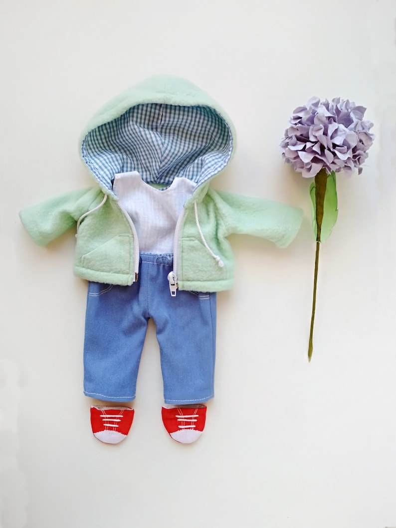 Doll Clothes Sewing Pattern: Blouse, Pants, Coat, Overalls (category-a ...