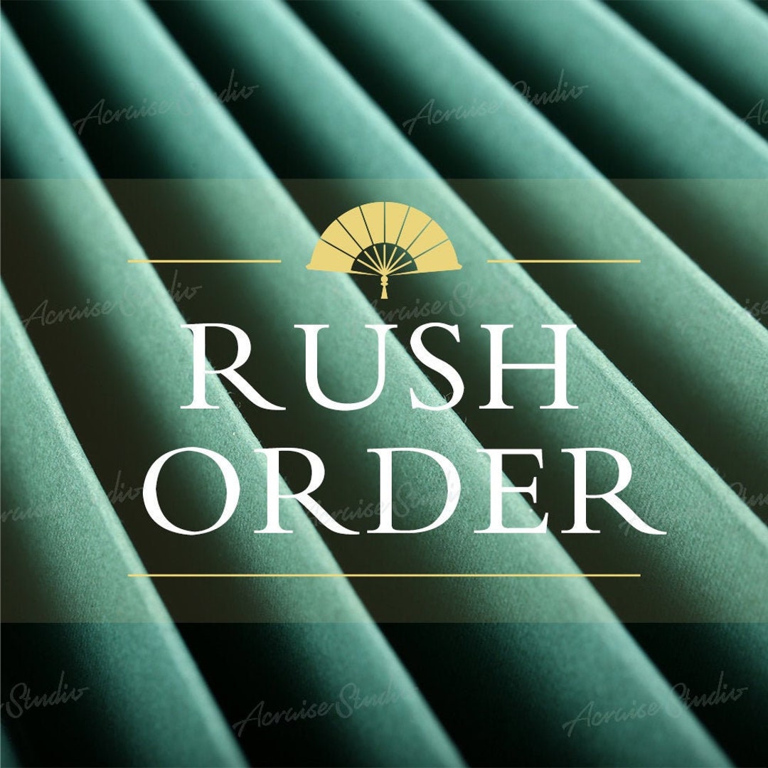 Rush Order - Etsy