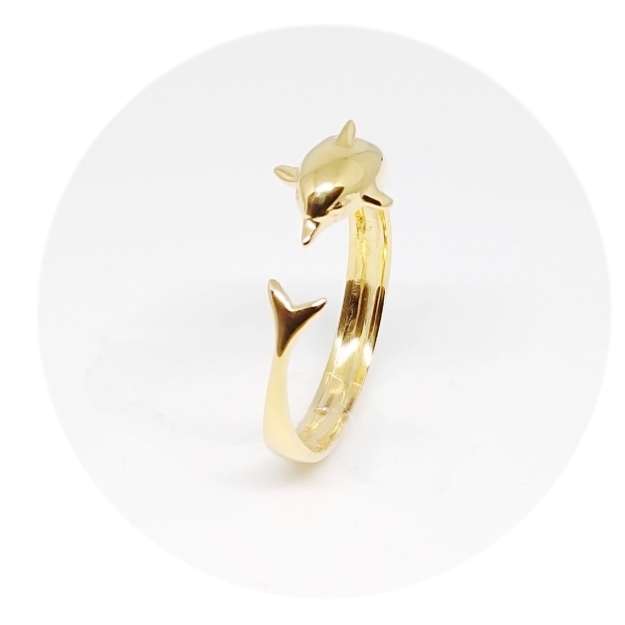 Adjustable Dolphin Ring | Dolphin Ring | Dolphin Jewelry | Gold Plated ...
