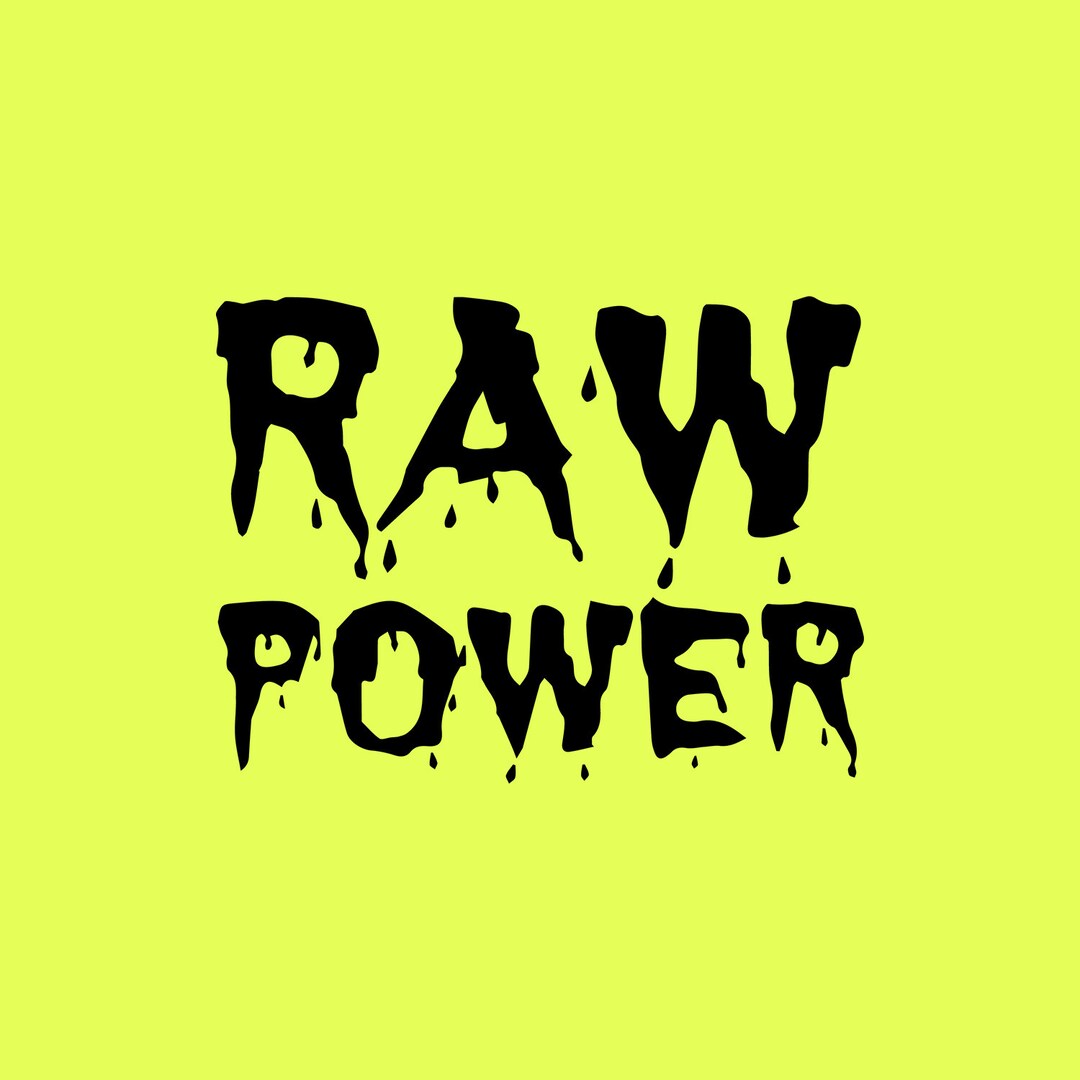 Logo // PNG Cricut Cut File // Raw Power // CAD Cutfile for Making Own ...