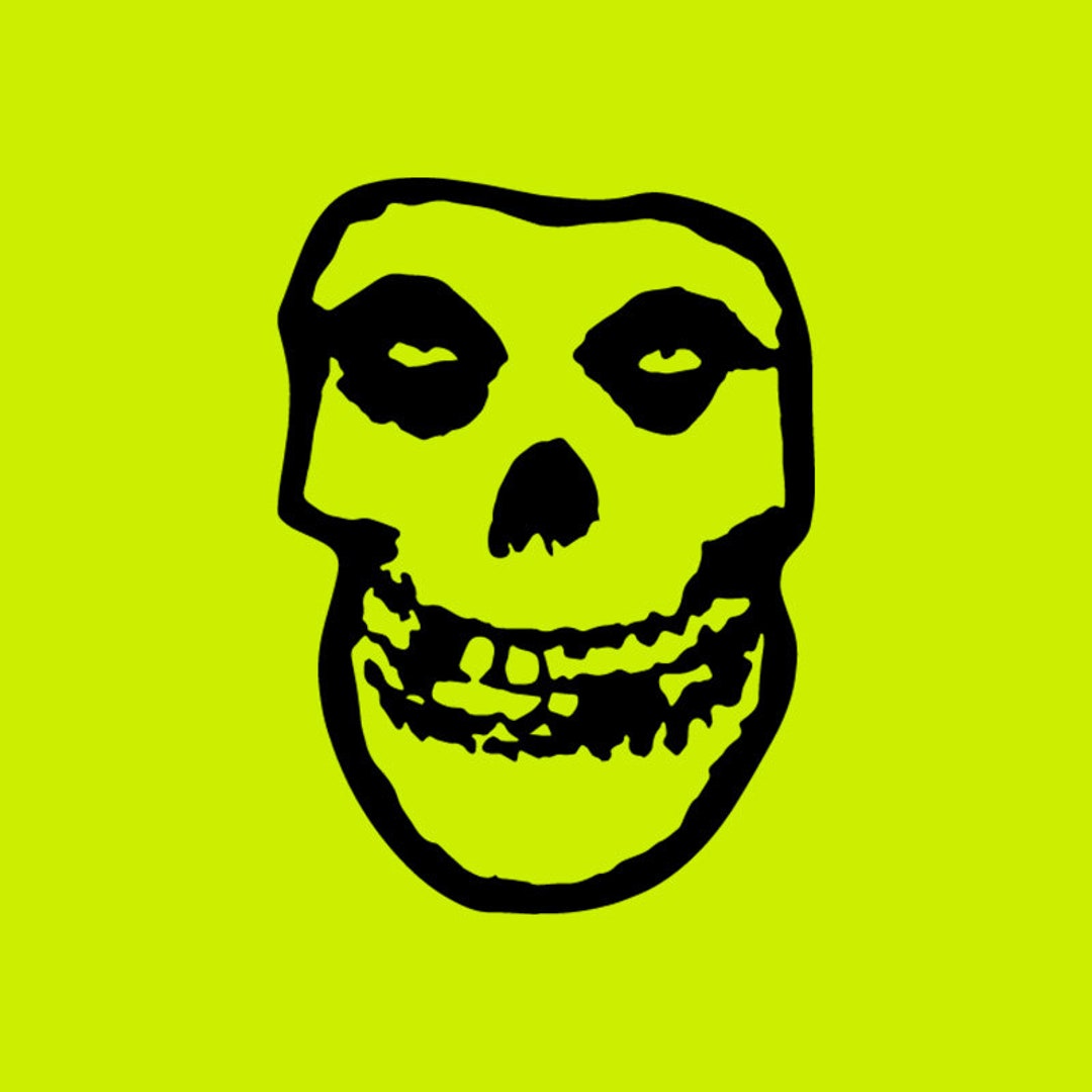 Misfits Crimson Skull Punk Graphic// PNG Transparent Background // High ...