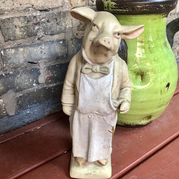 Vintage Chef Statue - Etsy