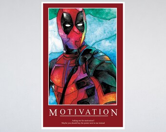 Deadpool Glass Art - Etsy