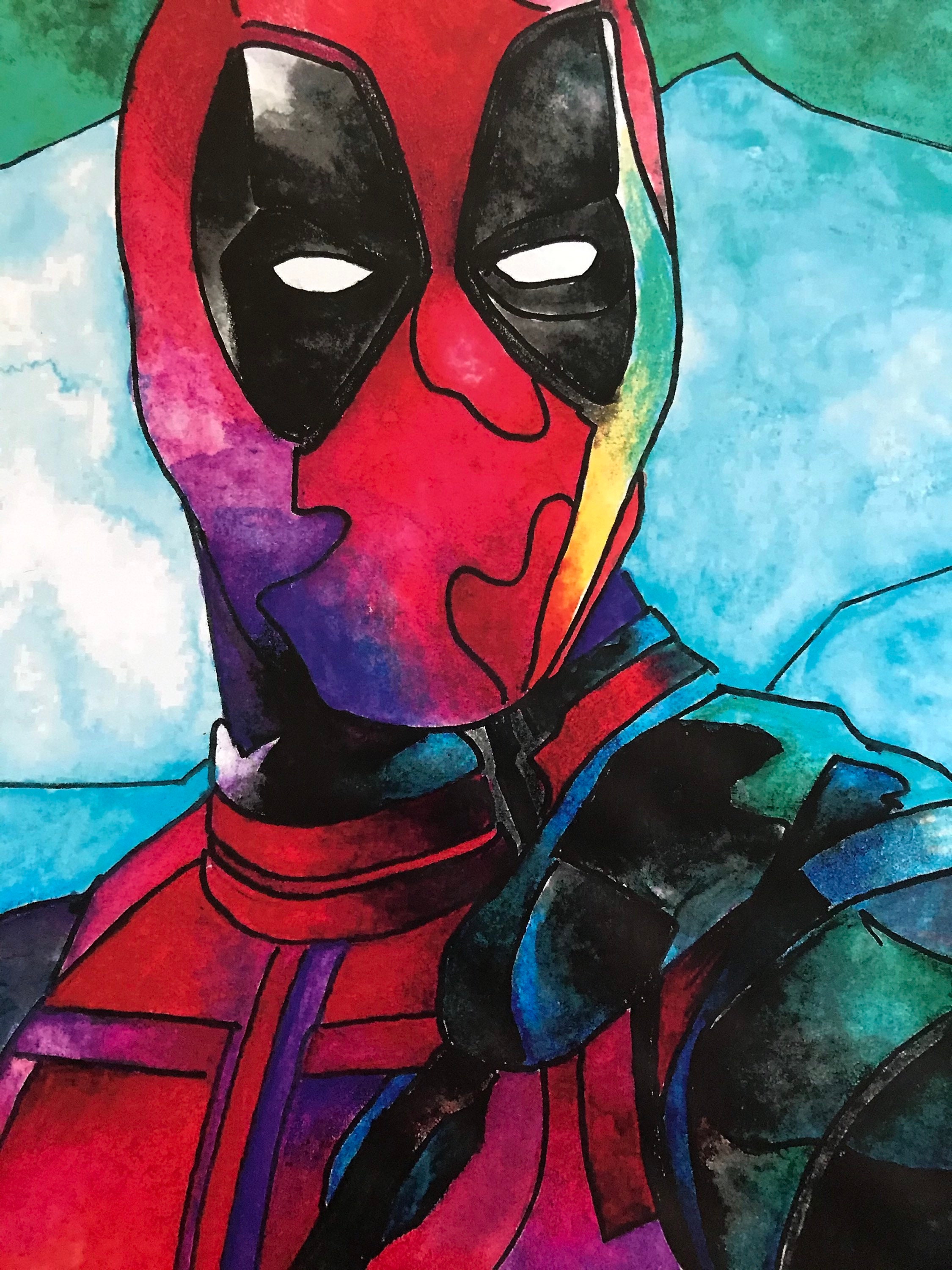 Deadpool 12x18 Signed Motivational Art Print in - Etsy