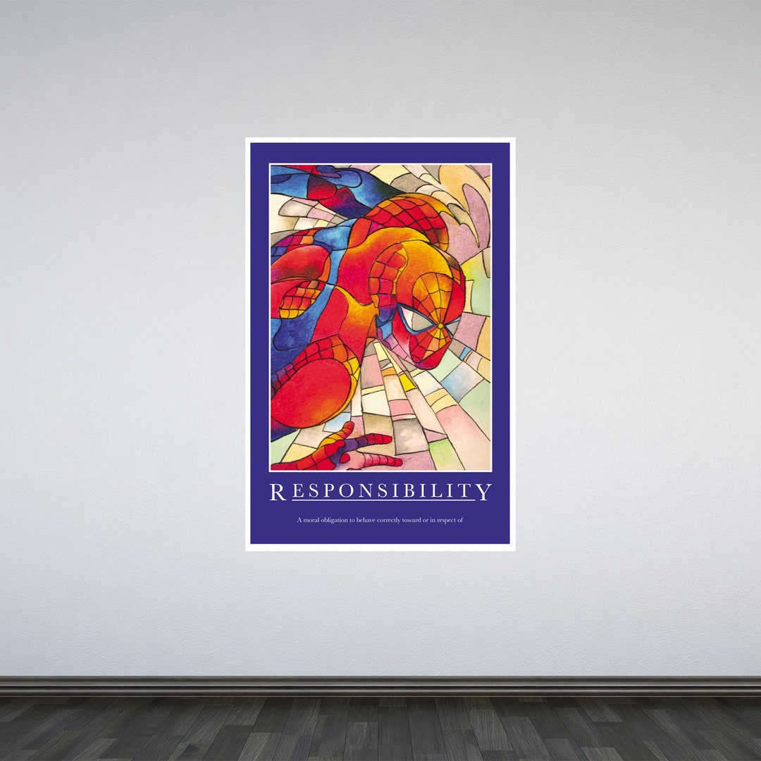 Responsibility 12x18 Motivational Art Print - Etsy