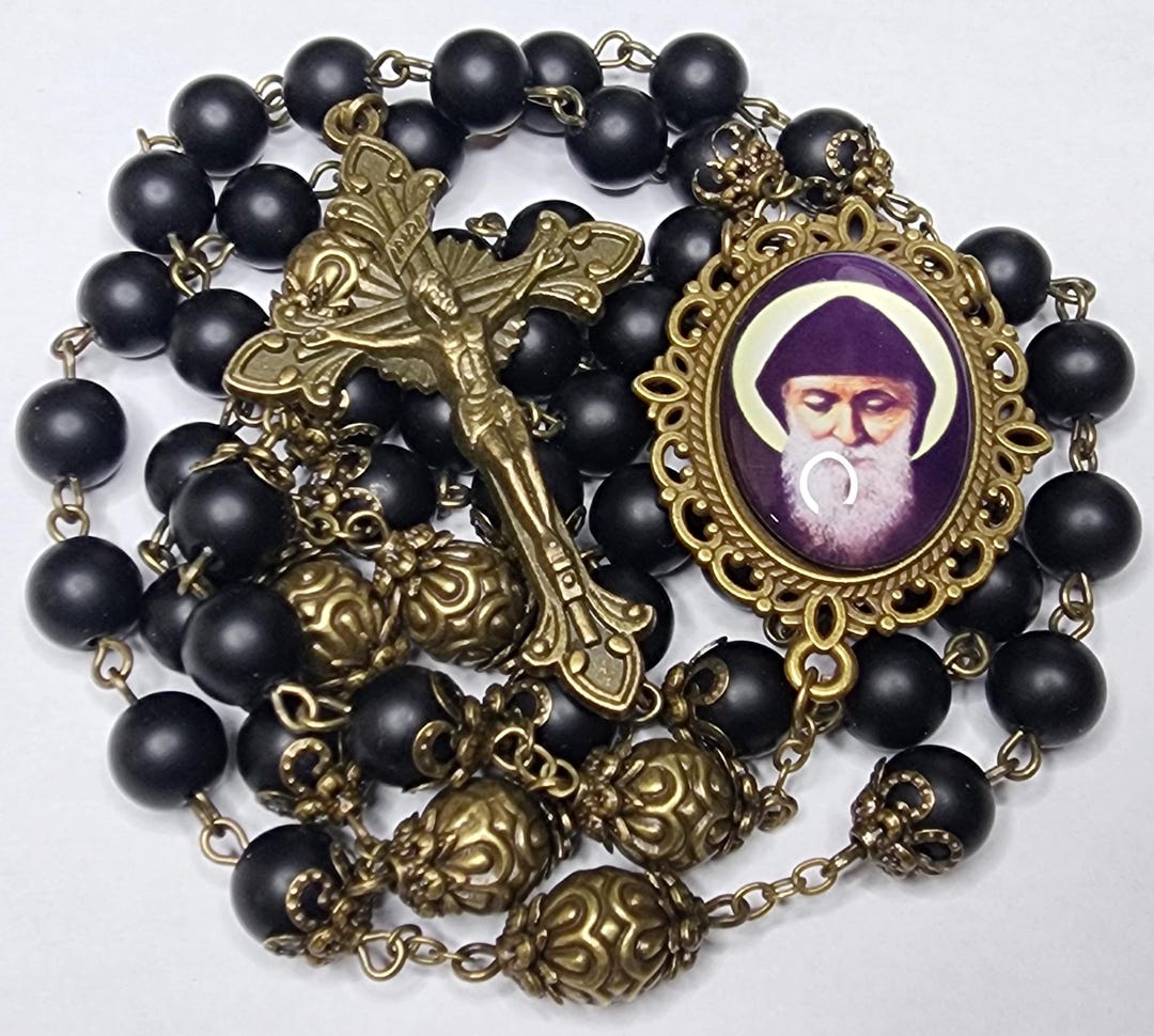 St Charbel Catholic Rosary, Saint Charbel, Patron Saint of Those Who ...