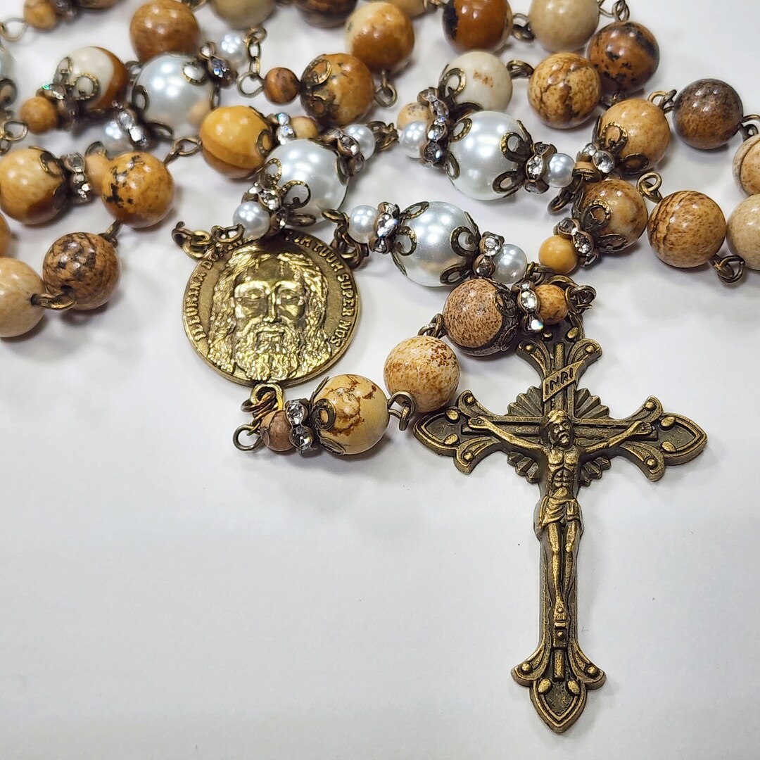 Chaplet of the Holy Face, Catholic Chaplet, Catholic Gift, Unique ...