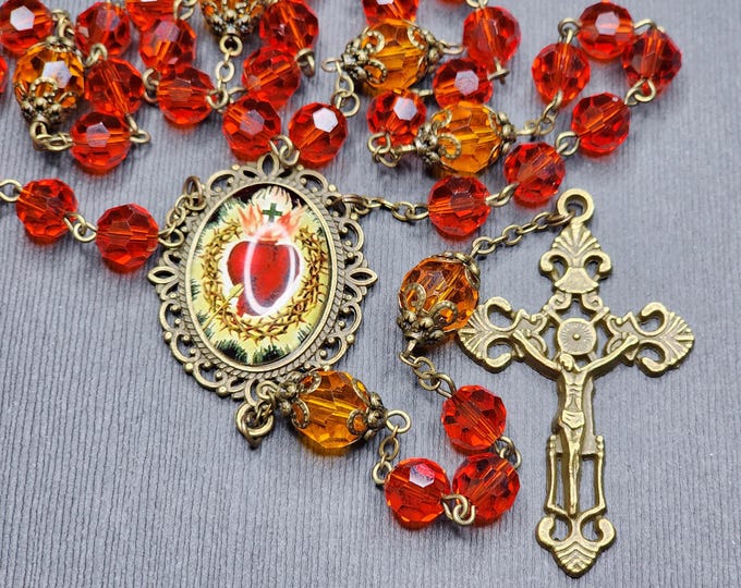 Chaplet of the Sacred Heart of Jesus, Sacred Heart Devotion, Catholic ...