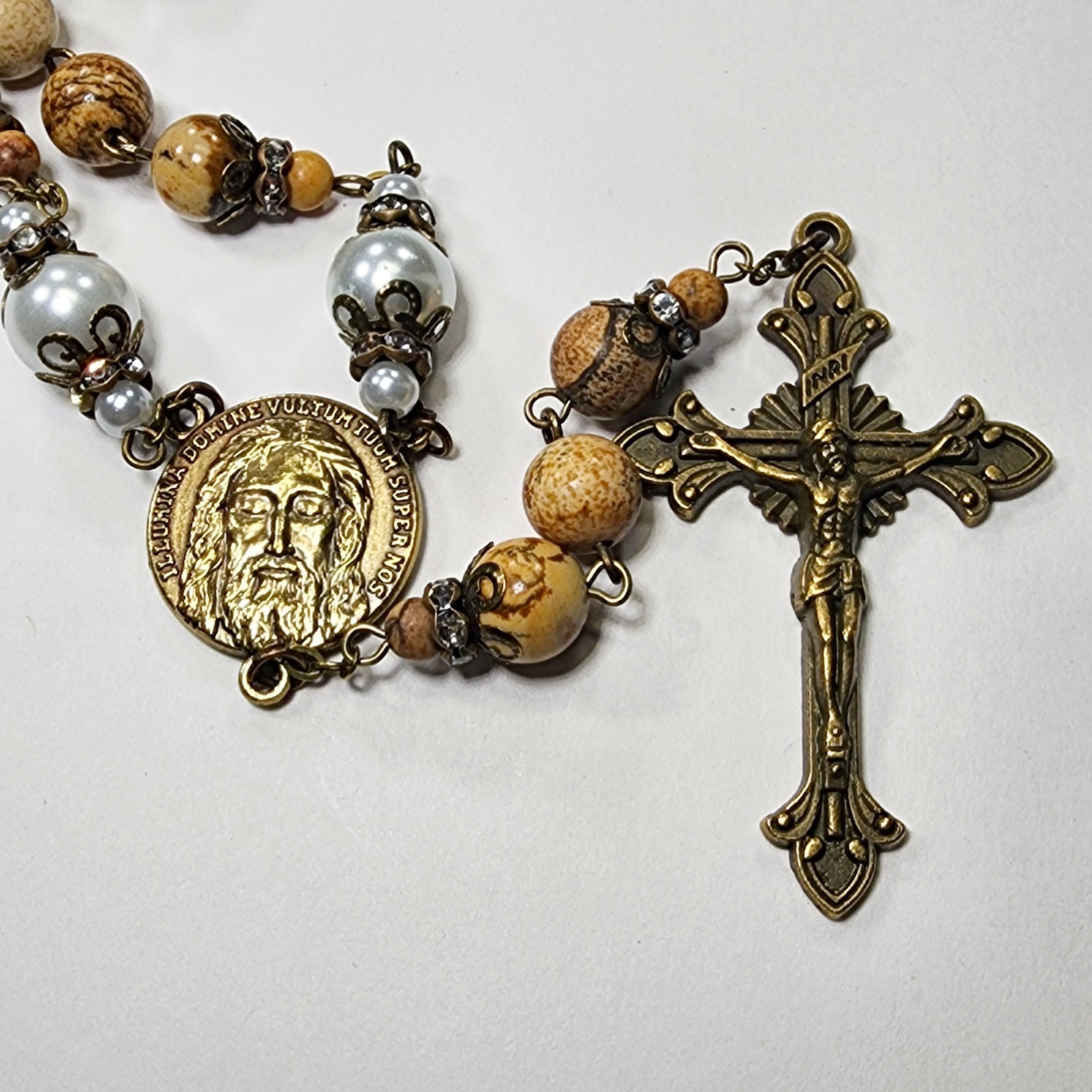 Chaplet of the Holy Face Catholic Chaplet Catholic Gift - Etsy