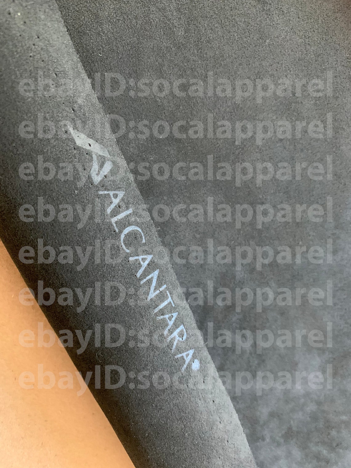 ALCANTARA Charcoal Black Genuine Italy by the Yard 36 X | Etsy