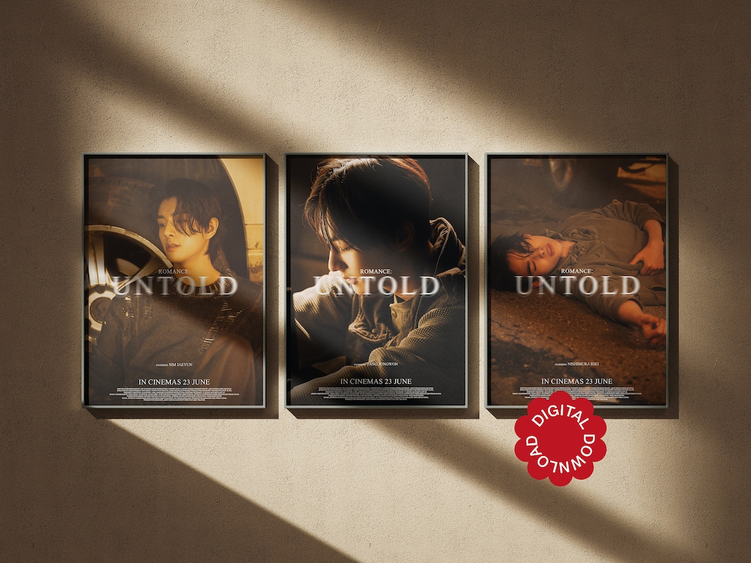 14 Enhypen Romance Untold Cinema Movie Posters, Digital Download, K-pop ...