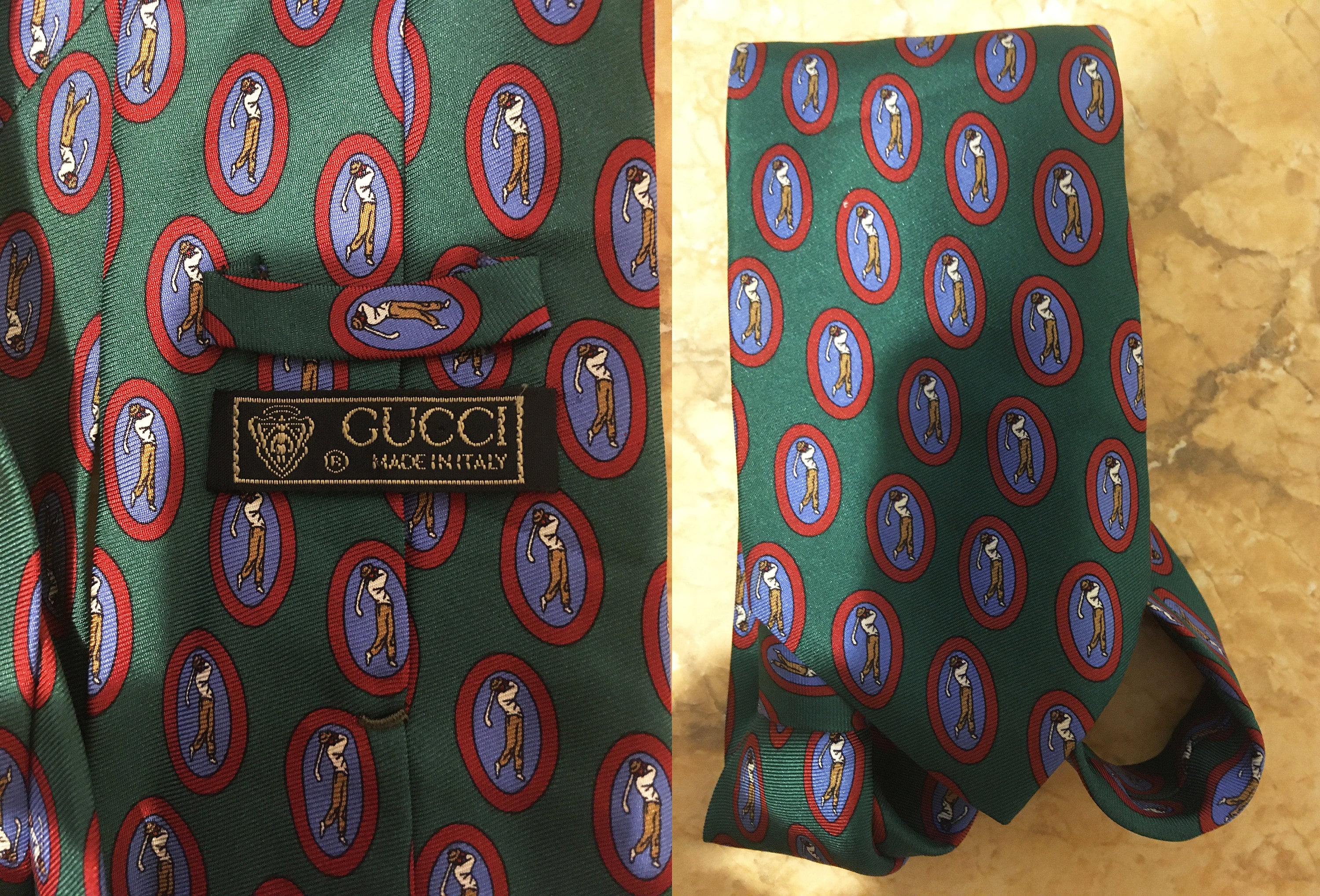 GUCCI Tie/ GUCCI Silk Tie/ Vintage Gucci Necktie - Etsy