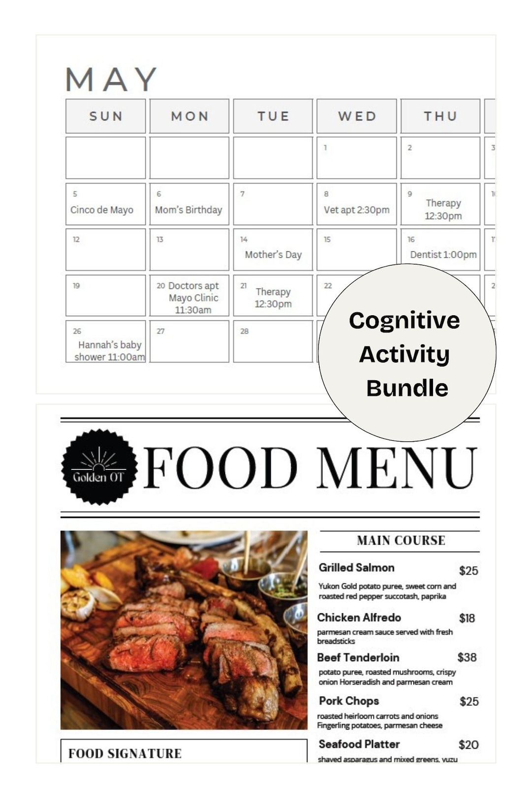Cognitive Activity Bundle - Etsy