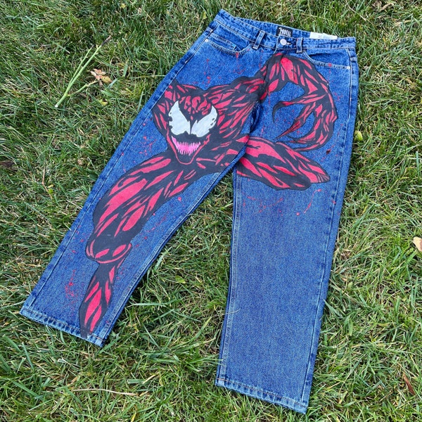 Custom Jeans - Etsy