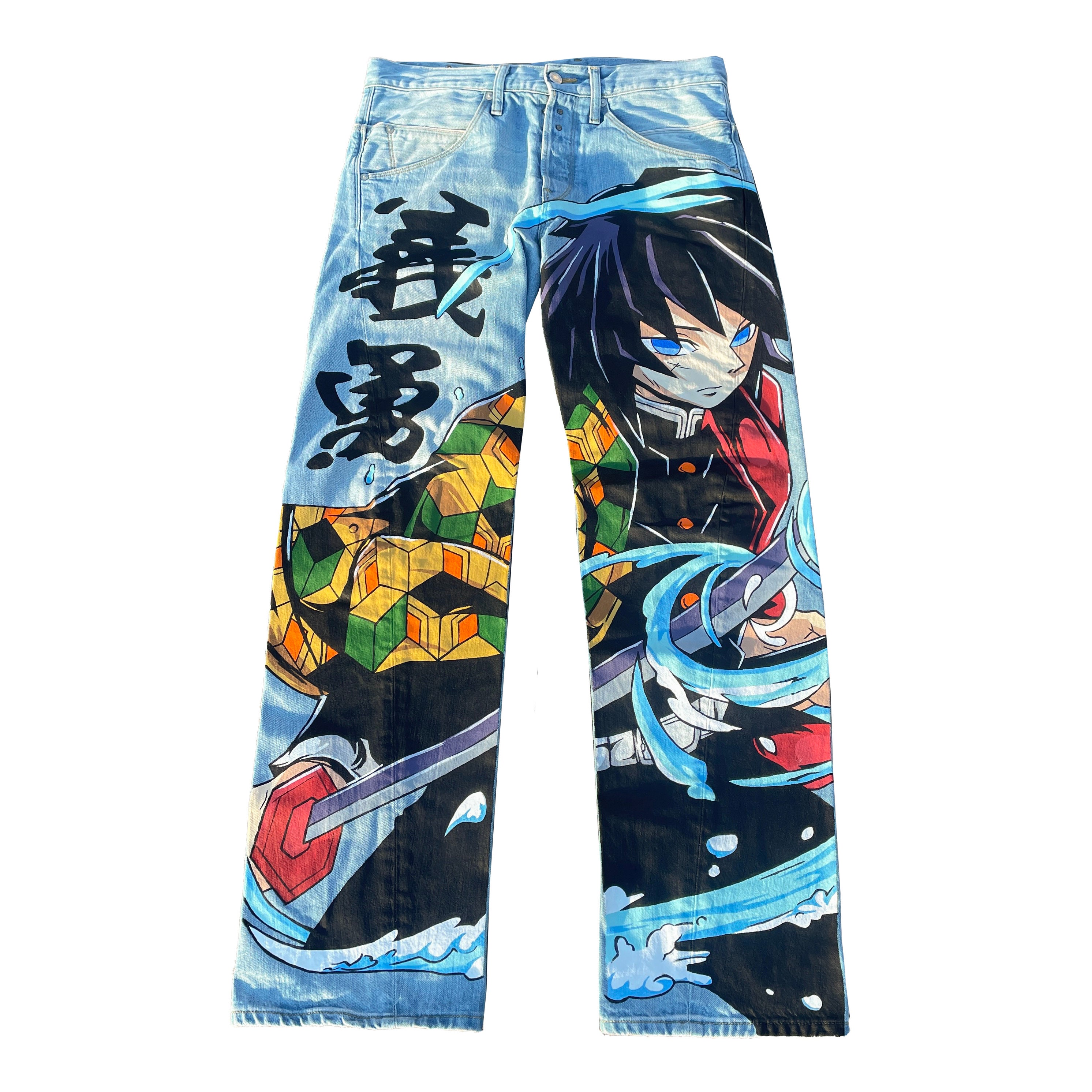 1 of 1 Custom Anime Jeans Cartoon Pants Mens Customized Style - Etsy