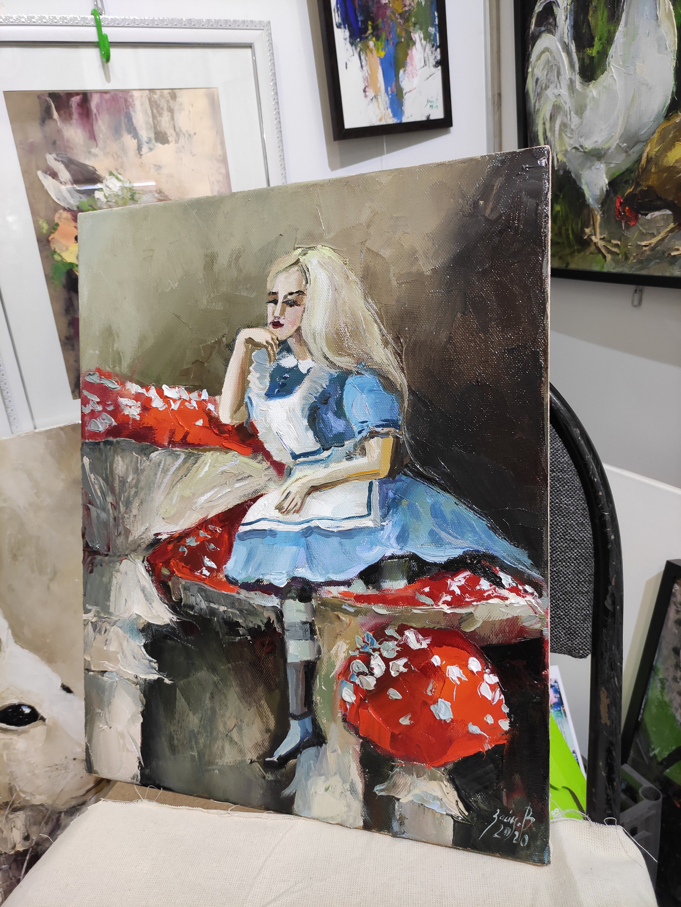 Alice In Wonderland Painting Ideas
