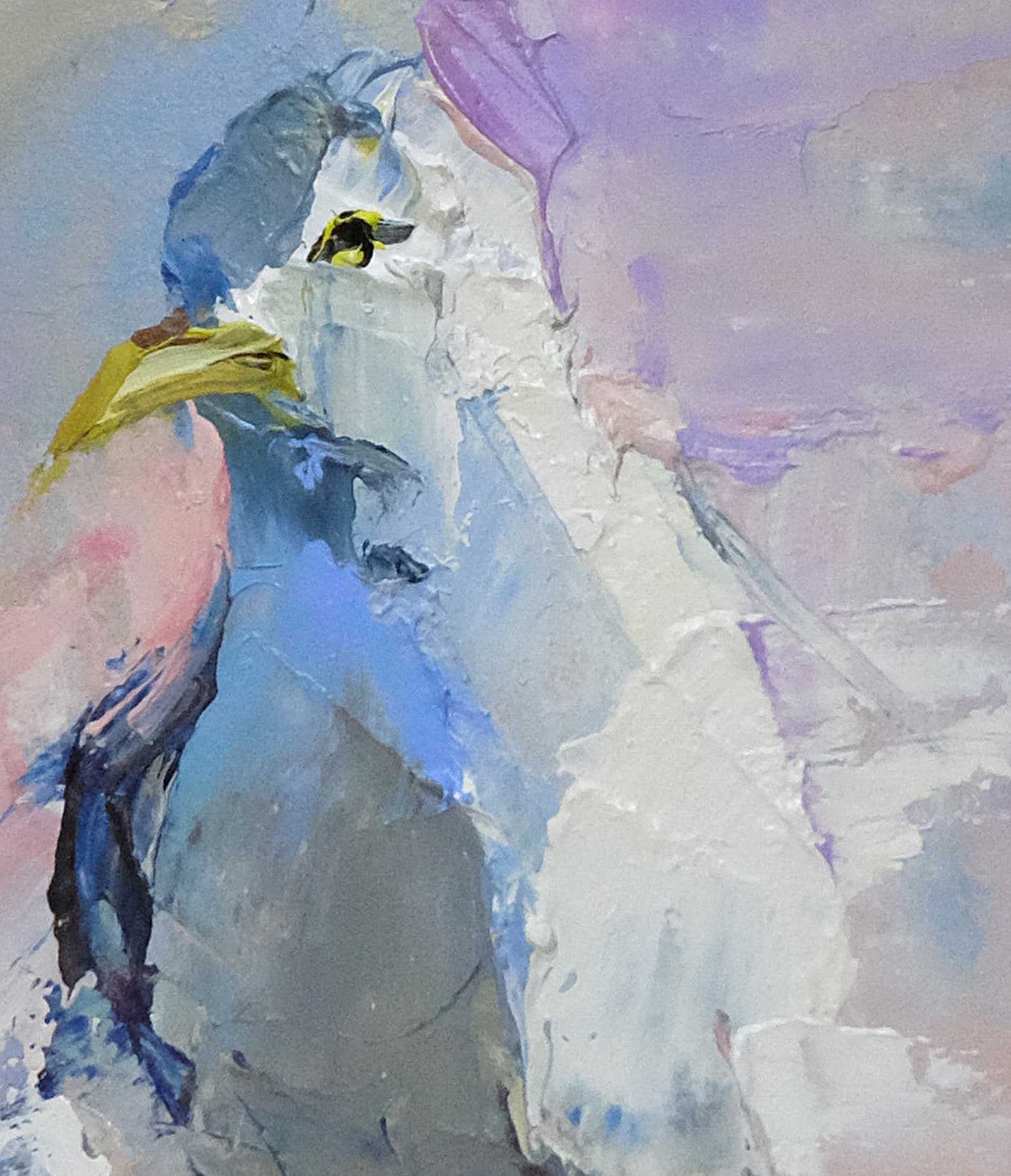 Seagull painting Seagull original art Seagull Gull Seagull | Etsy